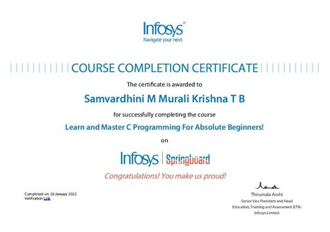 samvardhini murali krishna on linkedin successfully completed learn
