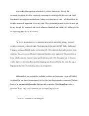 Pols 6 1 Docx In The Wake Of Having Dissected Module 6 Political Frameworks Through The