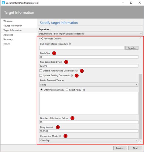 チュートリアルazure Cosmos Db のデータベース移行ツール Microsoft Learn