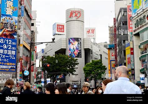 A Photo Shows The Shibuya 109 Fashion Complexc In Tokyo On April 27