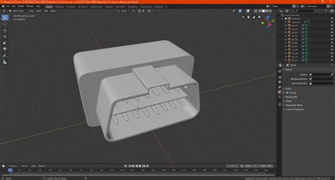 Elm327 Mini Obd2 Bluetooth Car Scanner 3d Model 29 3ds Blend C4d