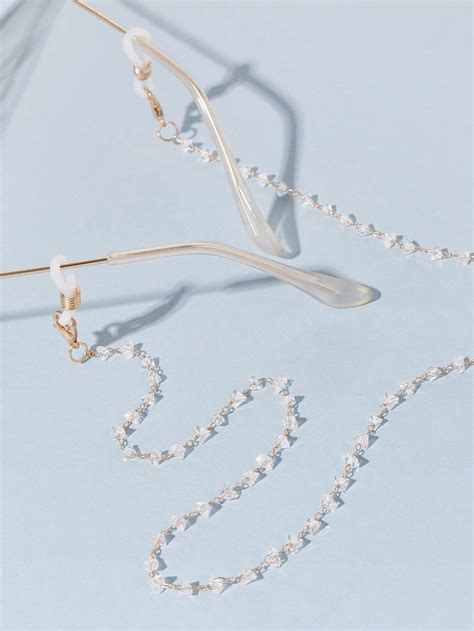 Rhinestone Decor Glasses Chain Decor Glasses Glasses Chain Fancy Glasses
