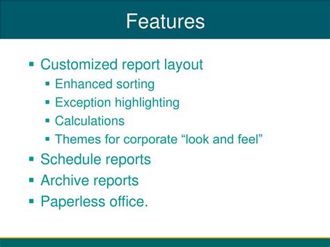Ppt Syspro Reporting Services Powerpoint Presentation Free Download