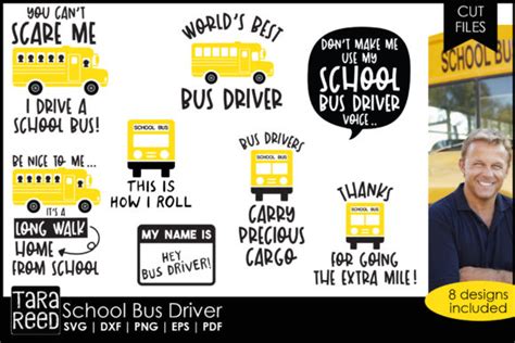 38 School Bus Drivers Designs And Graphics