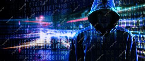 Premium Photo Dark Hacker And Binary Code