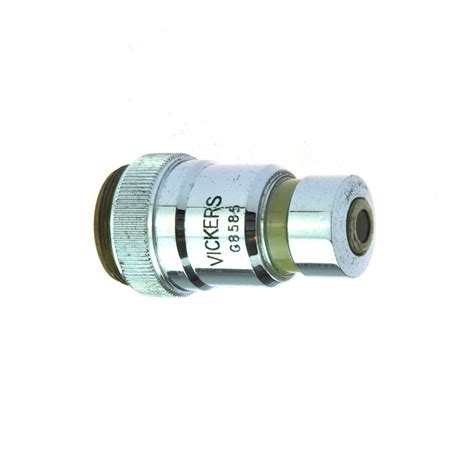 Vickers Objective Microscope Lens X10025 Spectrographic Ltd