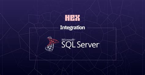 Ms Sql Server Integration Hex