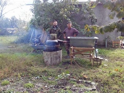 შემოდგომა მიილია და გურიაში შინაური არყის ფიშტოს გამოხდის დრო დადგა