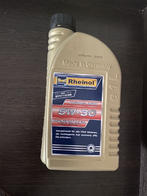 Замена масла Rheinol 5w30 в 6AR-FSE — Toyota Camry (XV50), 2 л, 2016 ...
