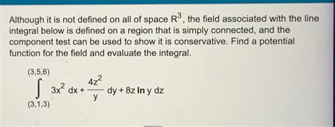 solved although it is not defined on all of space r3 ﻿the