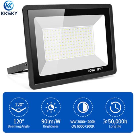 Kksky Electric Flood Light Led 220v Outdoor Spotlight Ip66 Waterproof