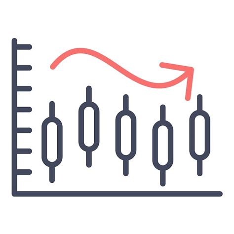 Premium Vector Candlestick Chart Vector Illustration Style