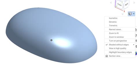 double curved surface fill — onshape