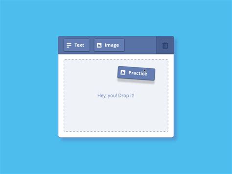 drag and drop ui elements for web design