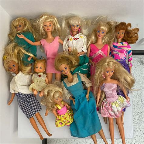 Bundle Of Vintage Barbies By Mattel