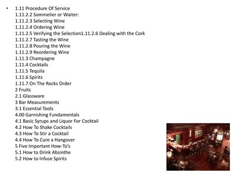 BAR MANAGEMENT AND OPERATIONS PPTX