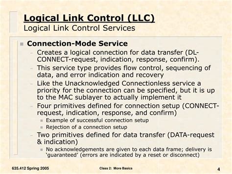 PPT Chapter Logical Link Control LLC PowerPoint Presentation ID