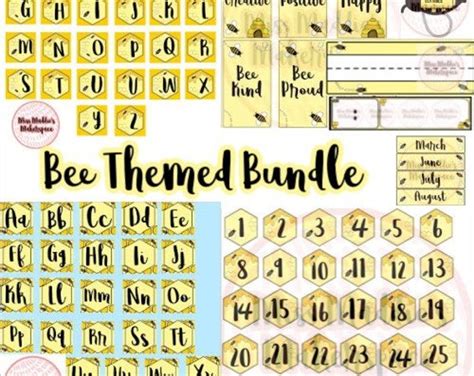 Bee Theme Classroom Decor Etsy Bee Themed Classroom Bee Classroom