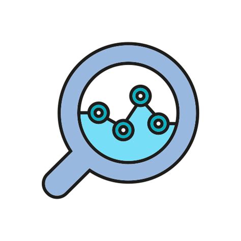 Analytics Chart Data Data Analysis Graph Magnifier Plot Icon Download On Iconfinder