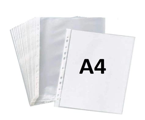 Sheet Protector 120 Microns A4 Size Pack Of 10