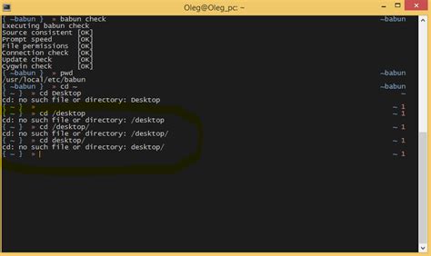 Bash Why I Can`t Go To The Desktop In Terminal Babun Stack Overflow