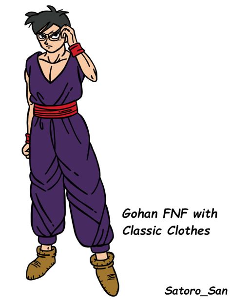 Gohan Fnf With Classic Clothes By Satoro11 On Deviantart