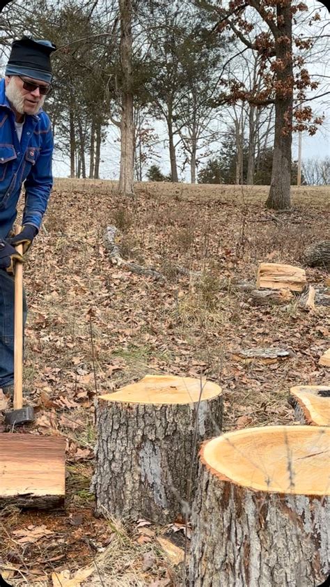 Skipping “leg Day”… Making Big Firewoods Into Smaller Firewoods… Firewood Firewoodisfreedom