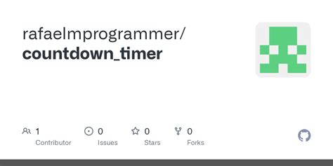 Github Rafaelmprogrammercountdowntimer