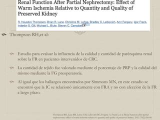 Articulo Isquemia Para Nefrectomia Pptx