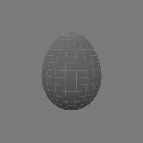3d Lowpoly Brown Egg Turbosquid 1982368