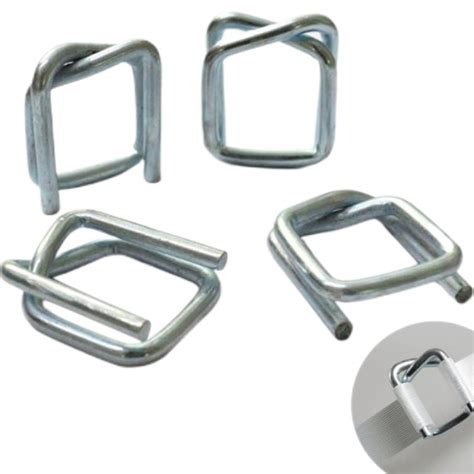 Steel Wire Packing Buckles For Strapping With 13 40mm Wire Buckles