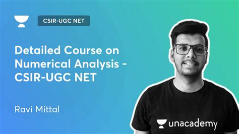 Csir Ugc Net Detailed Course On Numerical Analysis Csir Ugc Net By
