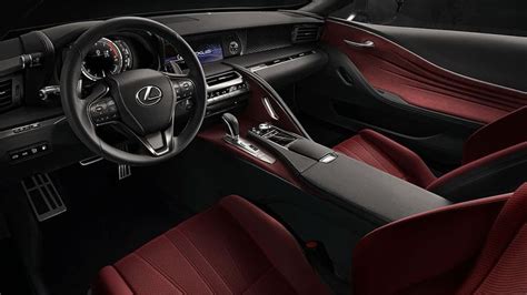 2024 Lexus Lc With Rioja Red Leather Interior Trim Lexus Lc 500h