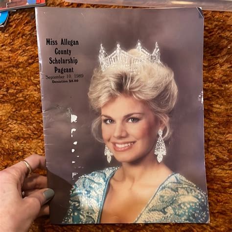 Vintage Other 989 Miss Allegan County Pageant Featuring Miss