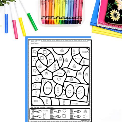 Dollar Deal Welcome Back To School Coloring Pages For Kindergarten