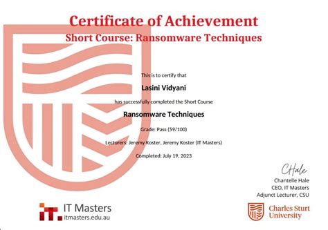 Lasini Vidyani On Linkedin Itmaster Ransomware Cybersecurity