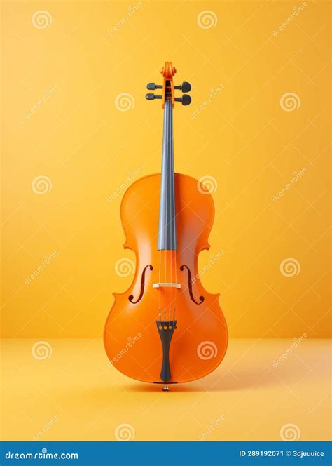 Traditional Cello Musical Instrument Vertical Illustration Stock Illustration Illustration Of