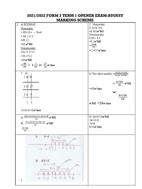 F2 Maths Ms Pdf Division Mathematics