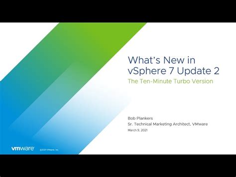 Whats New In VSphere 7 Update 2 In 10 Minutes VMscrub
