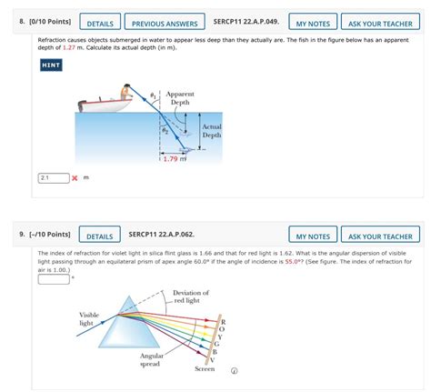 Solved 8 [o 10 Points] Details Previous Answers Sercp11