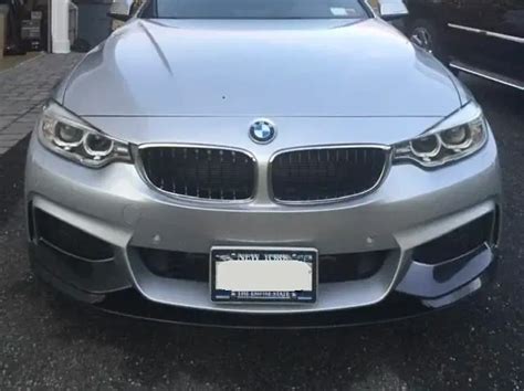 True No Drill Front License Plate Bracket For Bmw Models With Mesh