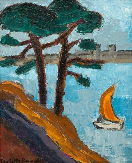 Isabelle Rouault French 20th Century Bretagne La Vicomté In