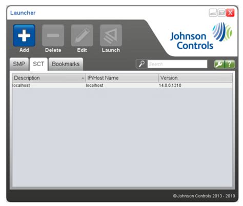 Launching The Sct User Interface Metasys Lit 12012067 Software Application Sct System