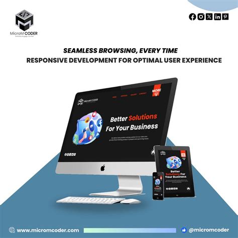 microm coder on linkedin webdesign uxdesign responsive