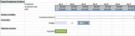 use the excel file quiz2 xisx sheet capital