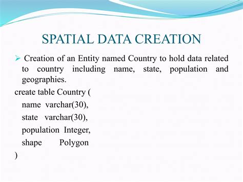 spatial databases pptx