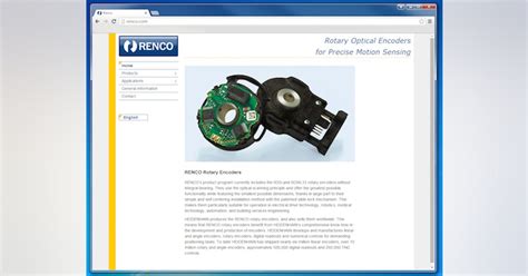 Renco Launches Redesigned Website To Benefit Rotary Encoder Users Automation World