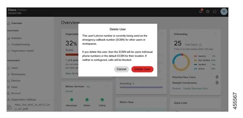 Emergency Callback Number In Control Hub In Webex
