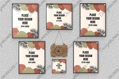 Sex Wall Poster Frames Mockup Gallery Wall Frame Mock Up