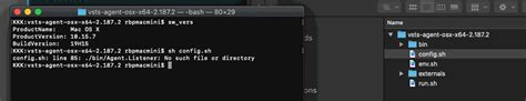 Macos Self Hosted Devops Agent Config Launching Error Stack Overflow